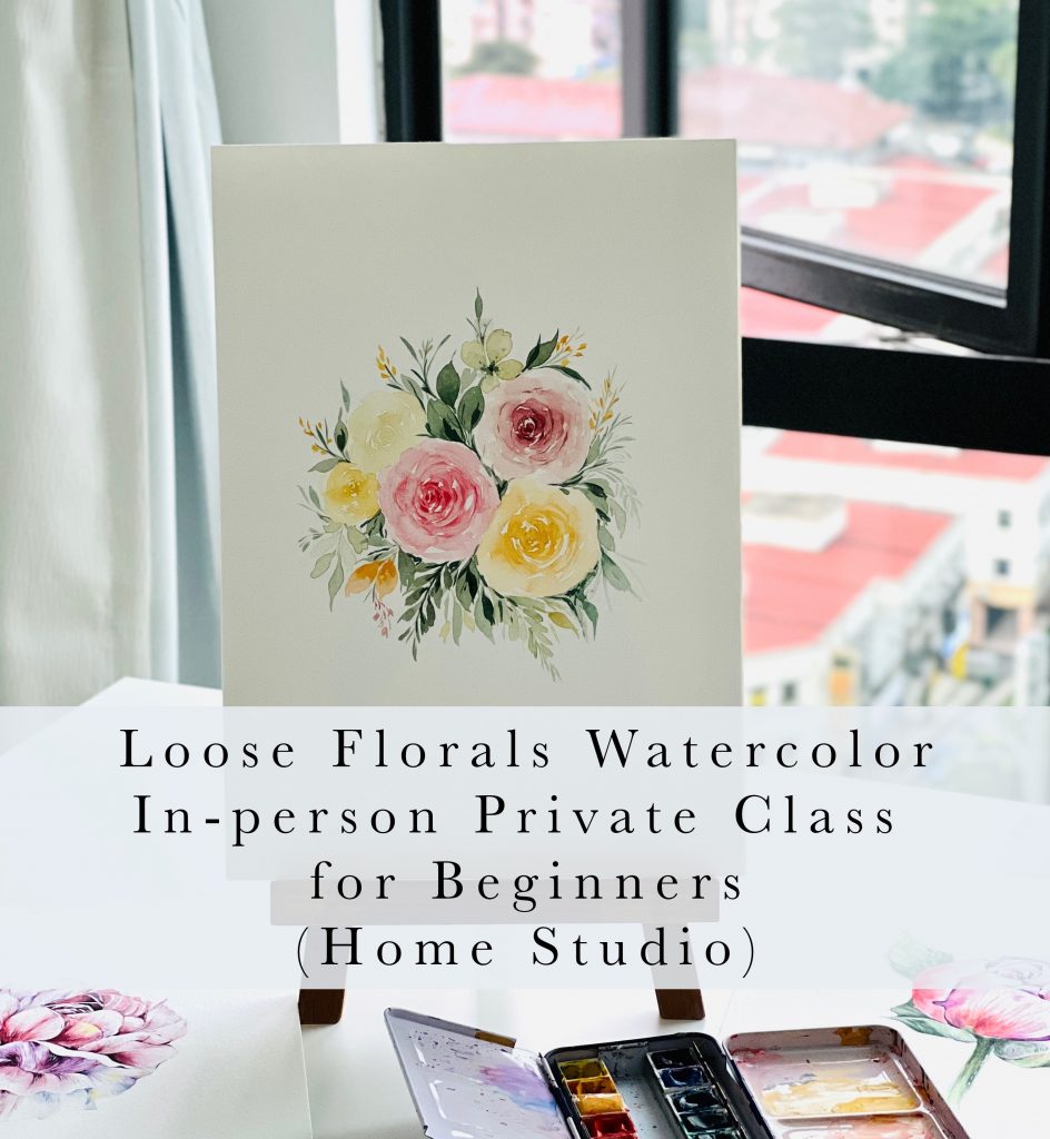 Loose Floral Watercolor Class Kuala Lumpur Malaysia