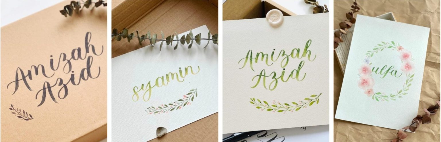 Washilicious - Brush Lettering Calligraphy Class KL Malaysia